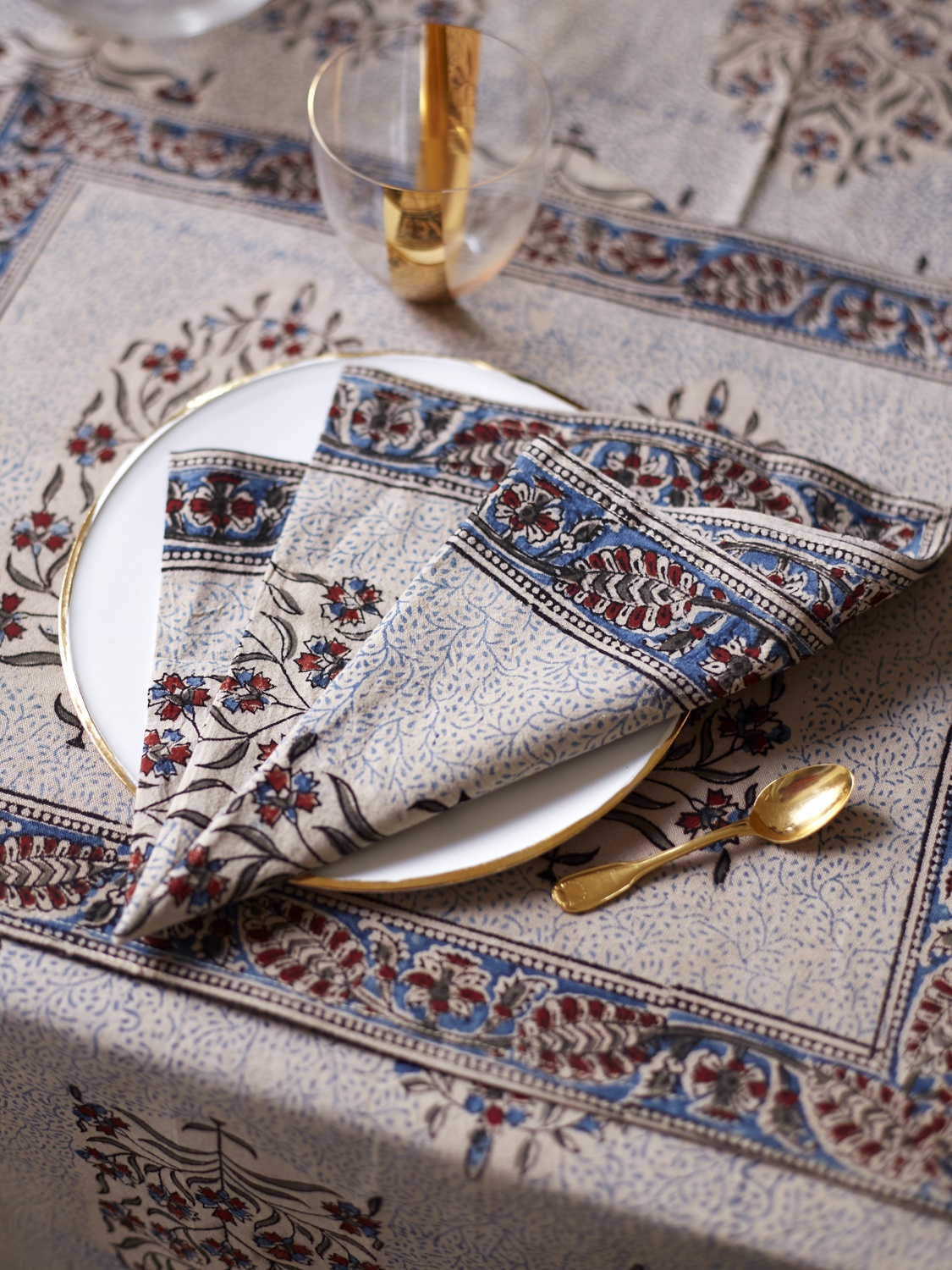 Serviette de table Kalamkari • Simrane